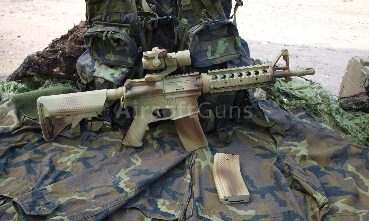 Camo Custom M4 CQB-R, 160 m/s, AirsoftGuns, CM.002 | AirsoftGuns